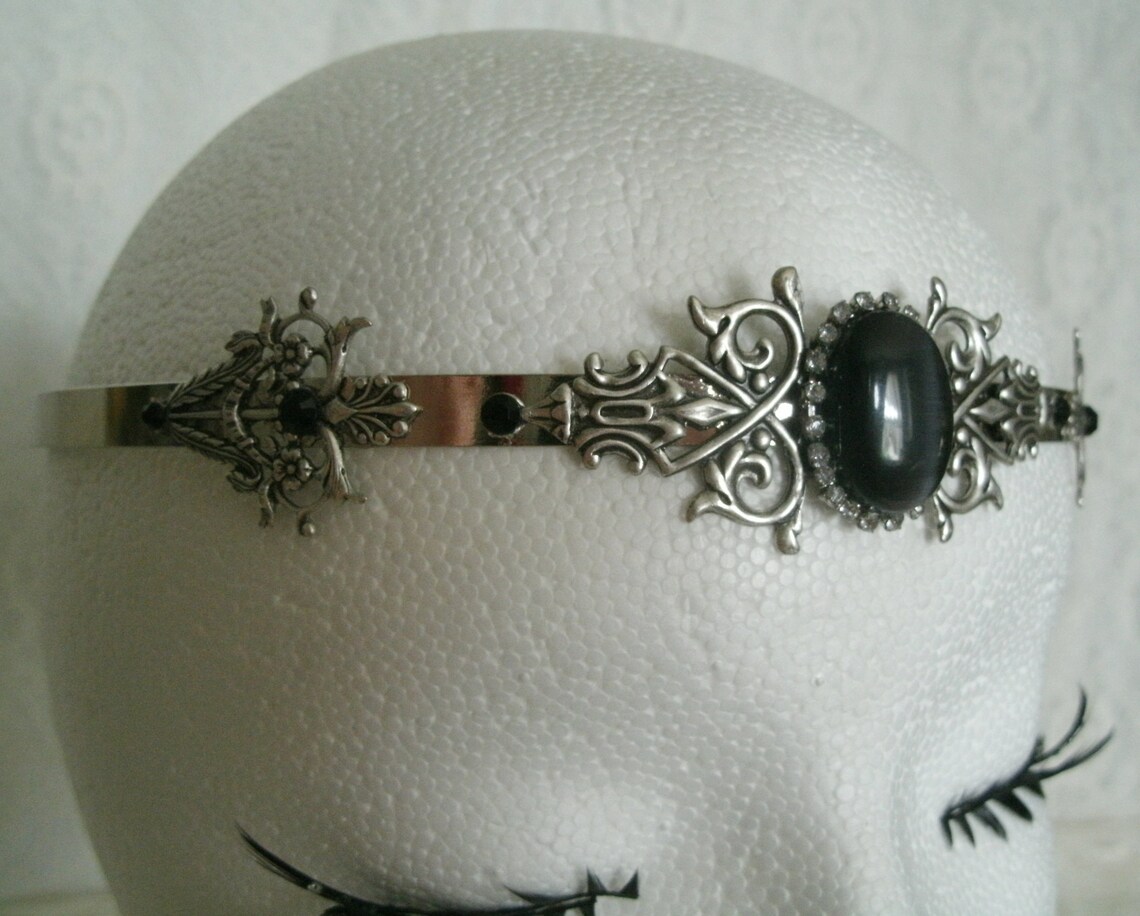 Gothic Circlet Gothic Jewelry Medieval Jewelry Renaissance - Etsy