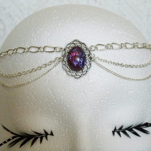 Dragons Breath Fire Opal Circlet Wiccan Jewelry Pagan Jewelry - Etsy