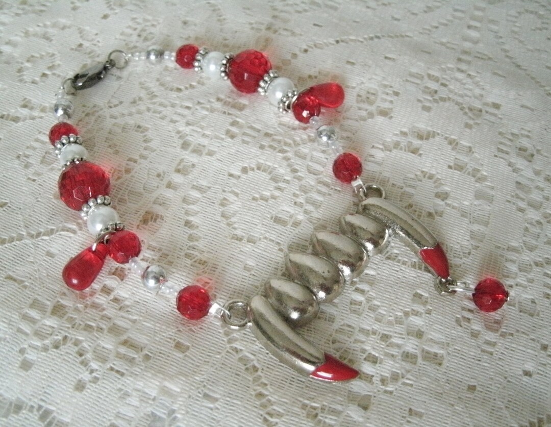 Vampire Bracelet Vampire Jewelry Gothic Jewelry Halloween Jewelry ...