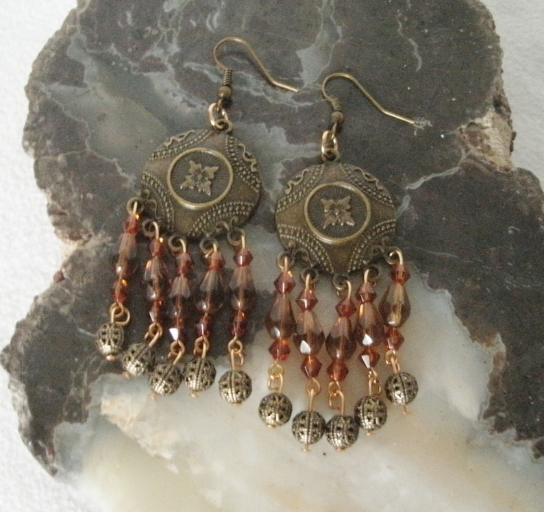 Dangle Earrings Medieval Jewelry Renaissance Jewelry | Etsy