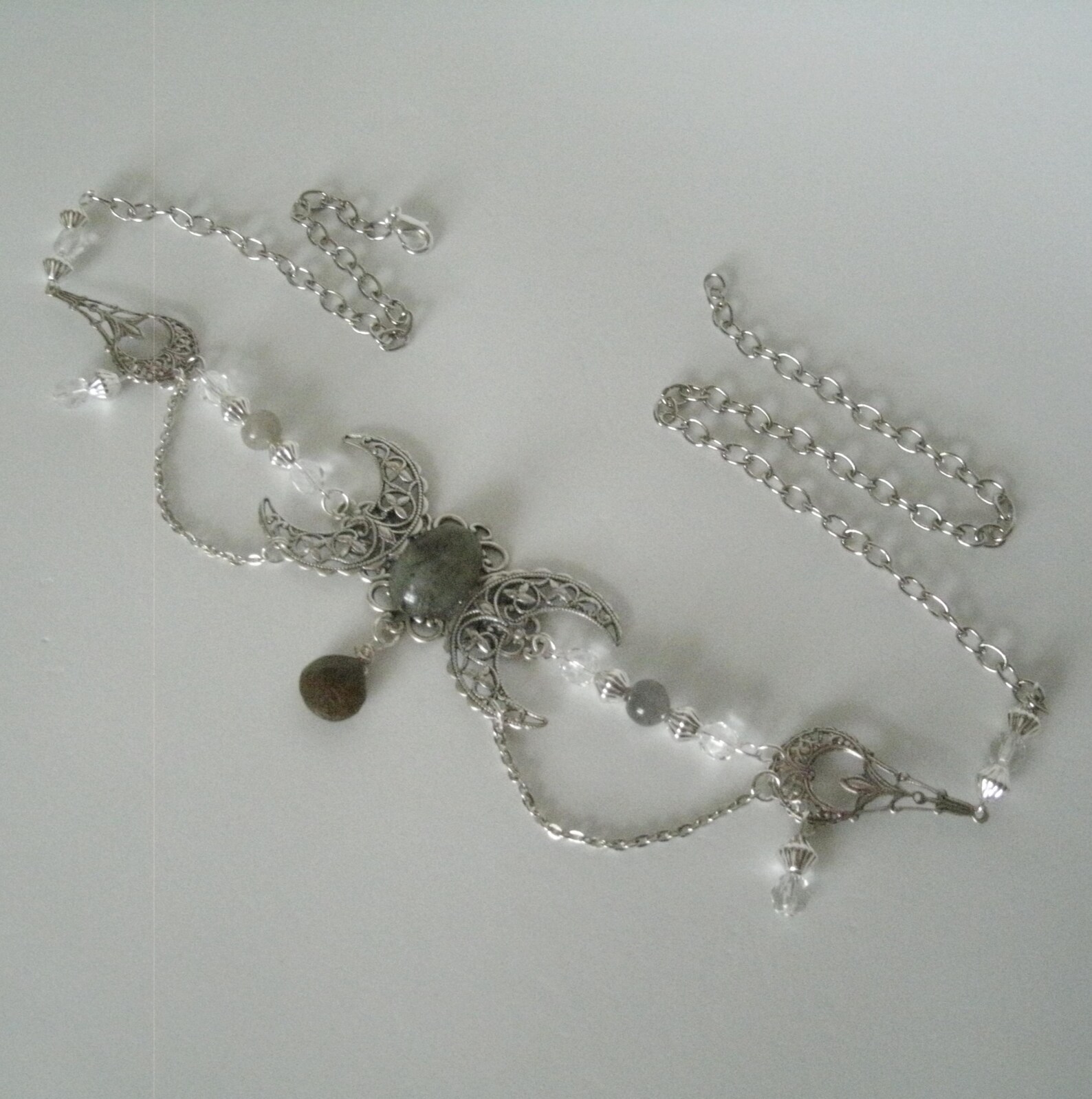 Labradorite Triple Moon Circlet Wiccan Jewelry Pagan Jewelry Wicca ...