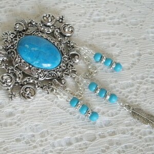 Turquoise Brooch Southwestern Jewelry Southwest Jewelry Turquoise ...