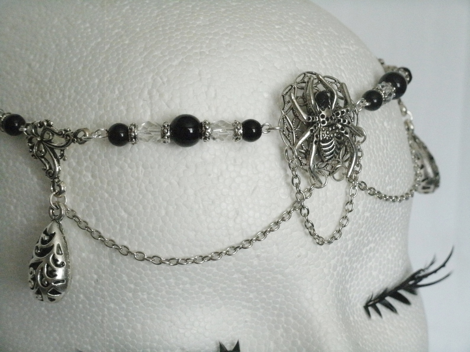 Spider Circlet Gothic Jewelry Pagan Jewelry Wiccan Jewelry Halloween ...