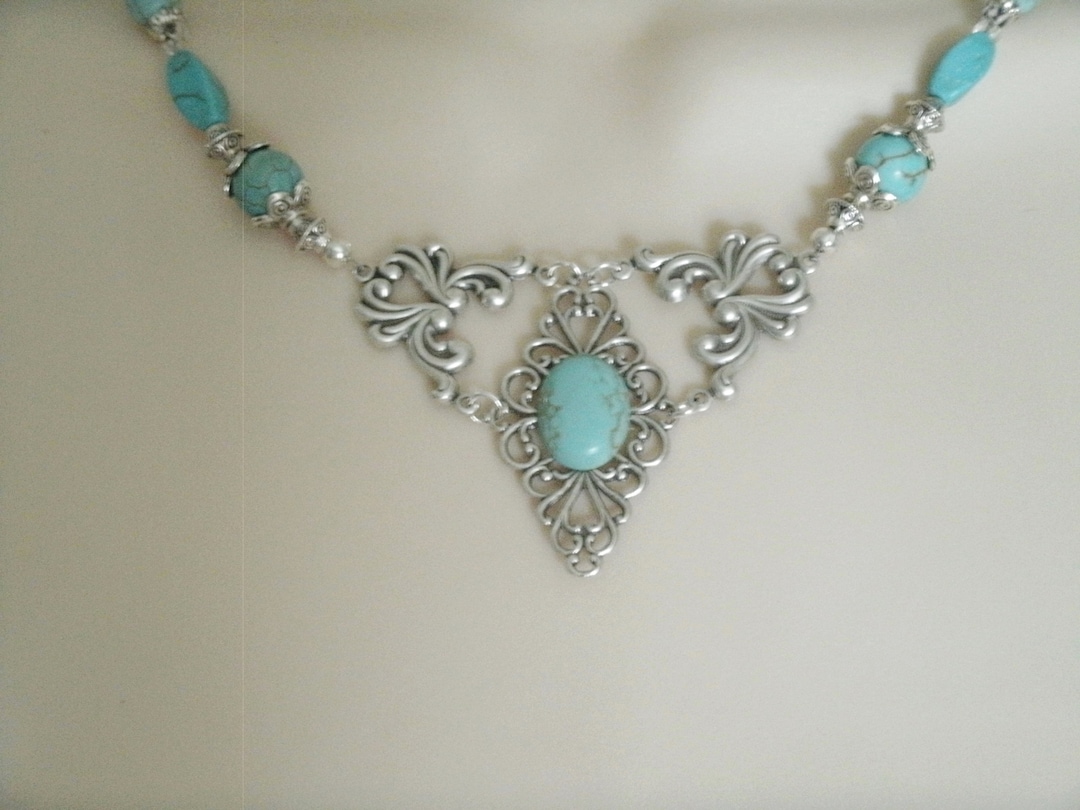 Turquoise Necklace Southwestern Jewelry Southwest Jewelry Turquoise ...