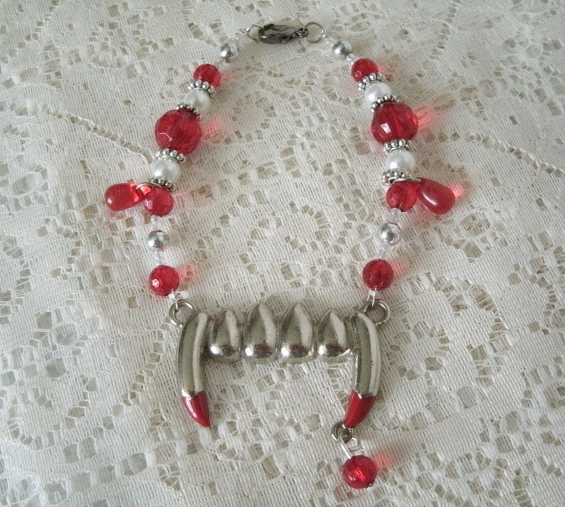 Vampire Bracelet Vampire Jewelry Gothic Jewelry Goth Jewelry - Etsy