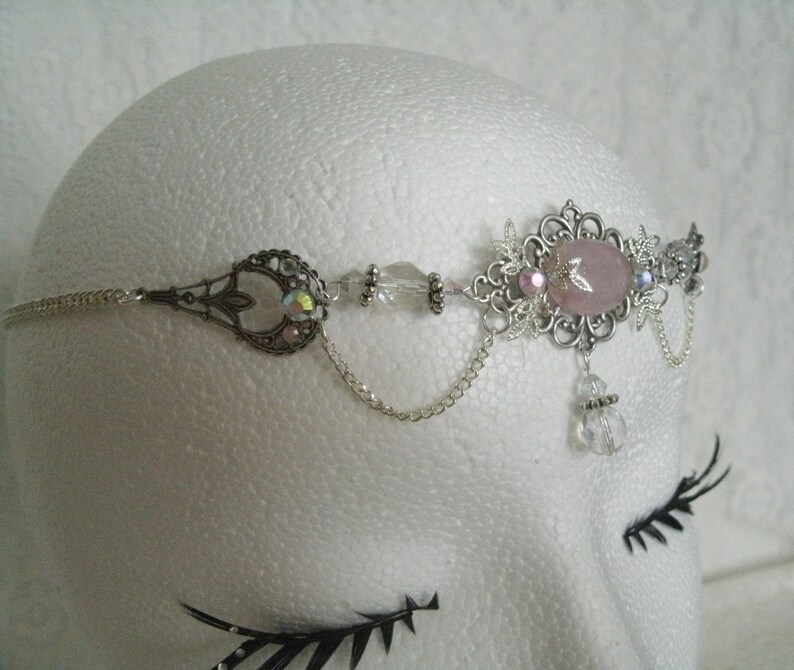 Rose Quartz Circlet Wiccan Jewelry Pagan Jewelry Witch Jewelry Wicca ...