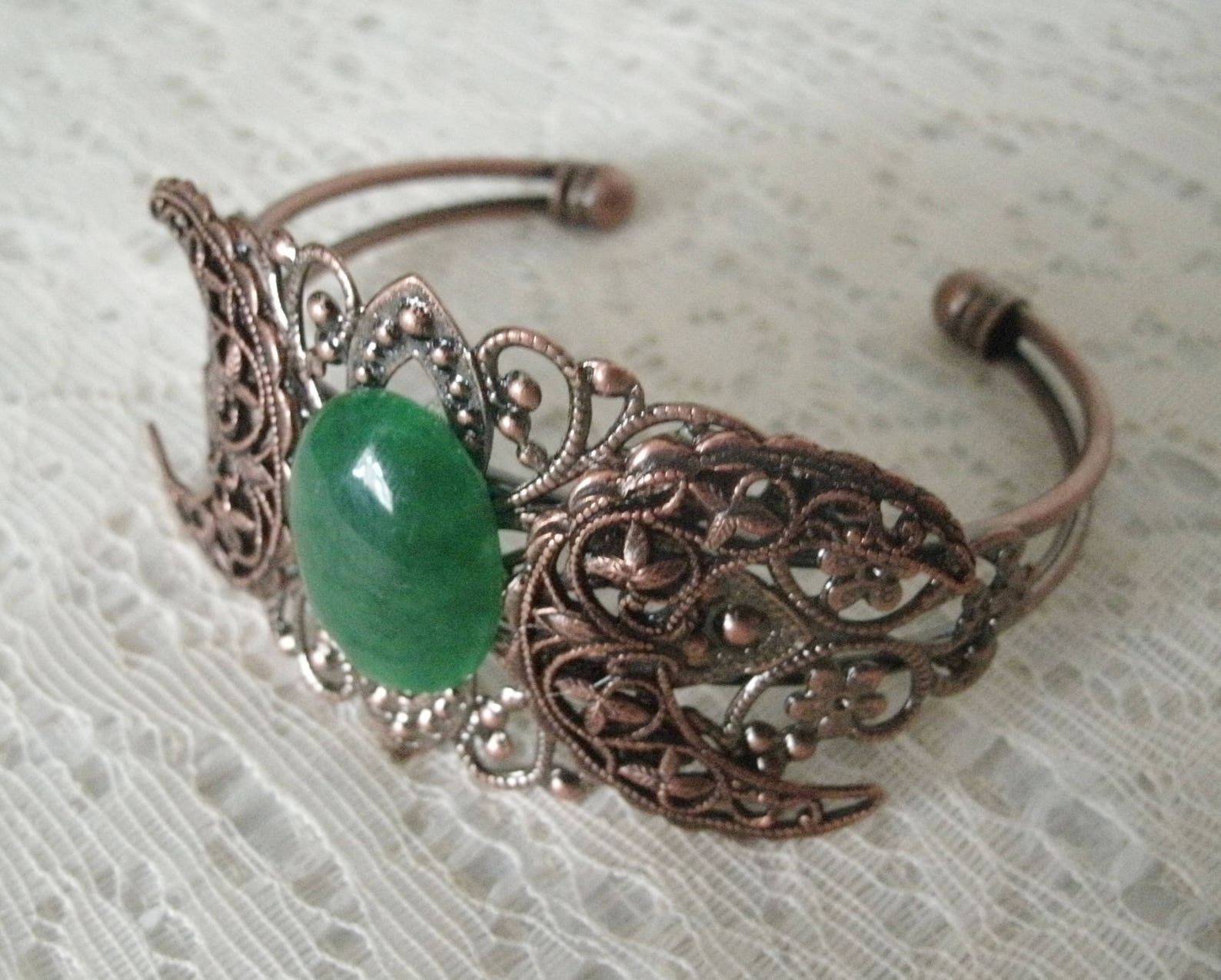 Copper Triple Moon Cuff Bracelet Wiccan Jewelry Pagan Jewelry - Etsy