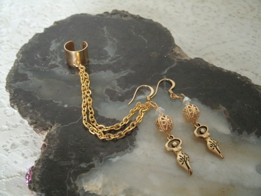 Goddess Earrings Wiccan Jewelry Pagan Jewelry Goddess Jewelry Witch ...