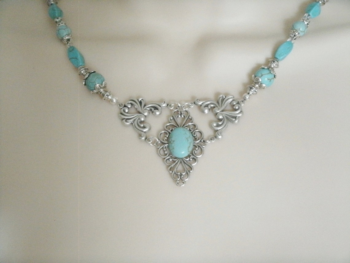 Turquoise Necklace Southwestern Jewelry Southwest Jewelry Turquoise ...