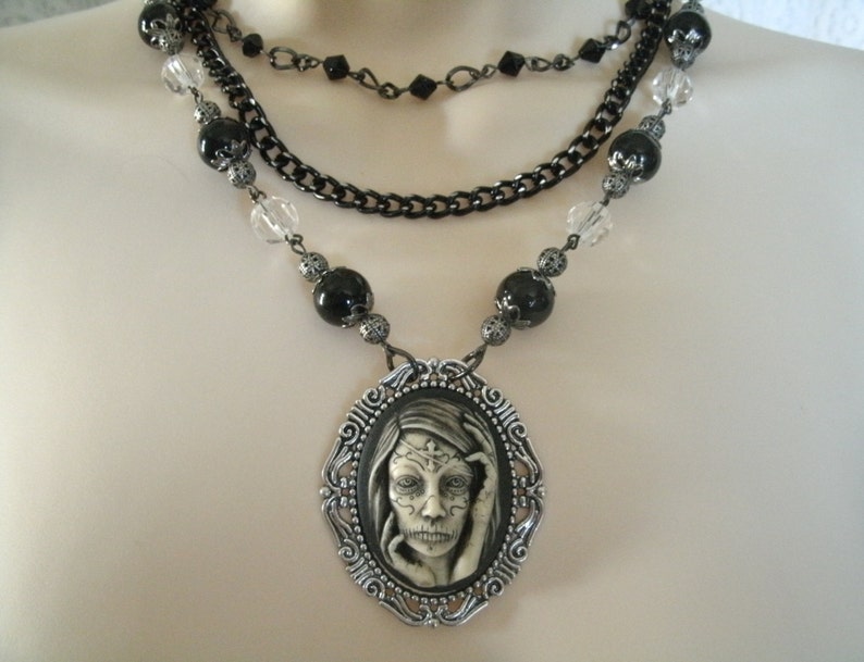Gothic Necklace Gothic Jewelry Goth Jewelry Vampire Jewelry Steampunk ...