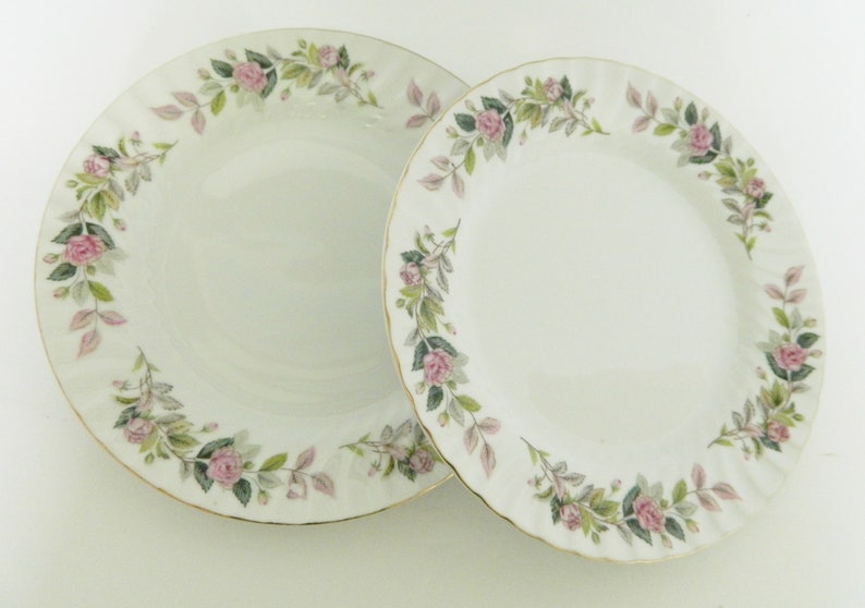 Regency Rose by Creative Fine China Japan 2345 Two Luncheon | Etsy