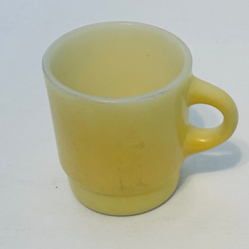 Yellow Milk Glass - Etsy