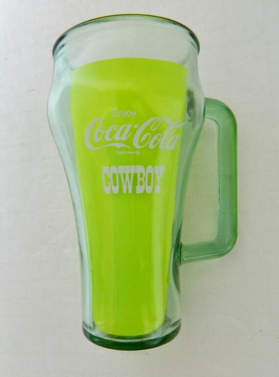 Coke Coca Cola Whataburger Dallas Cowboy Glass with Handle | Etsy
