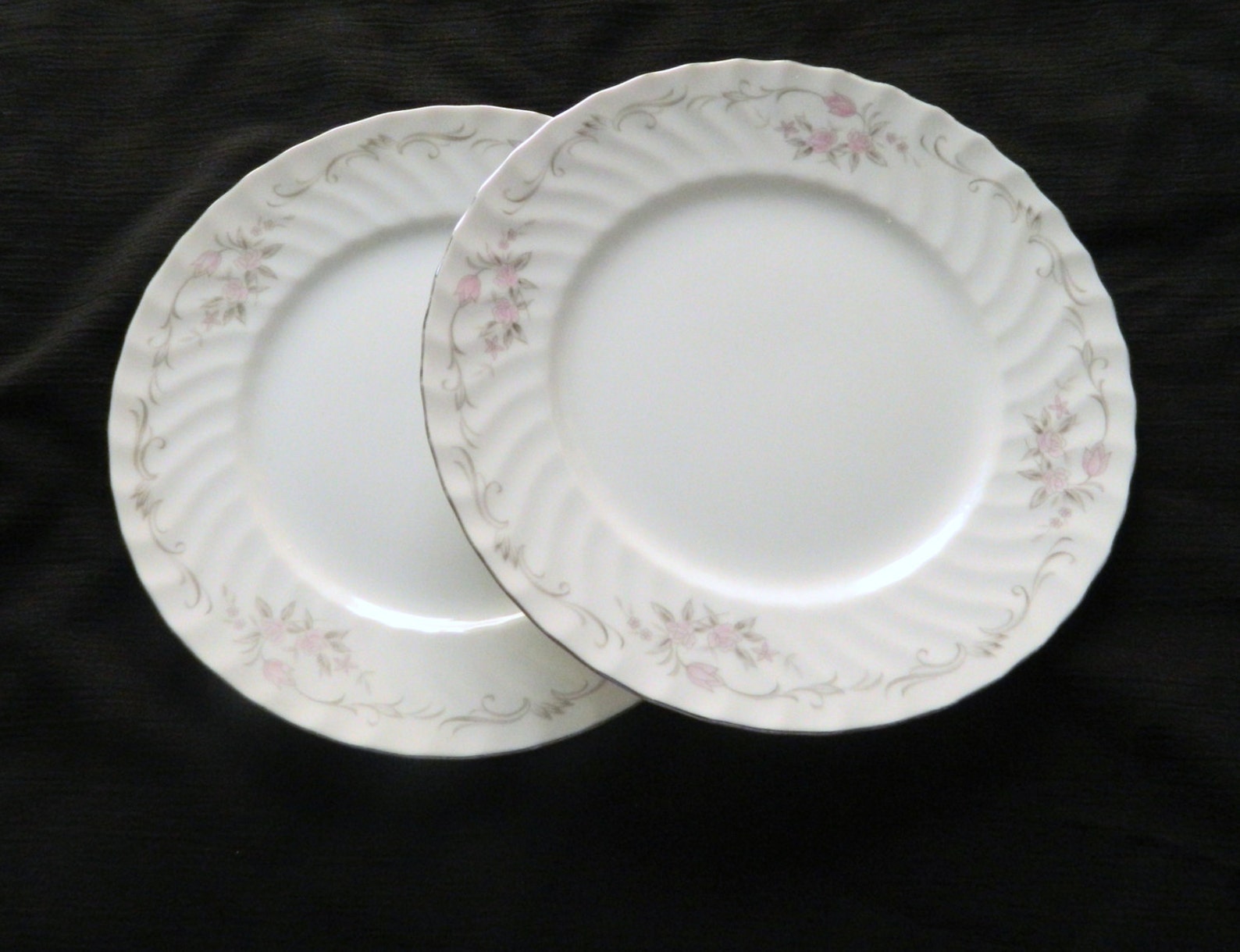 Gold Standard Genuine Porcelain China Pink Roses Salad / - Etsy