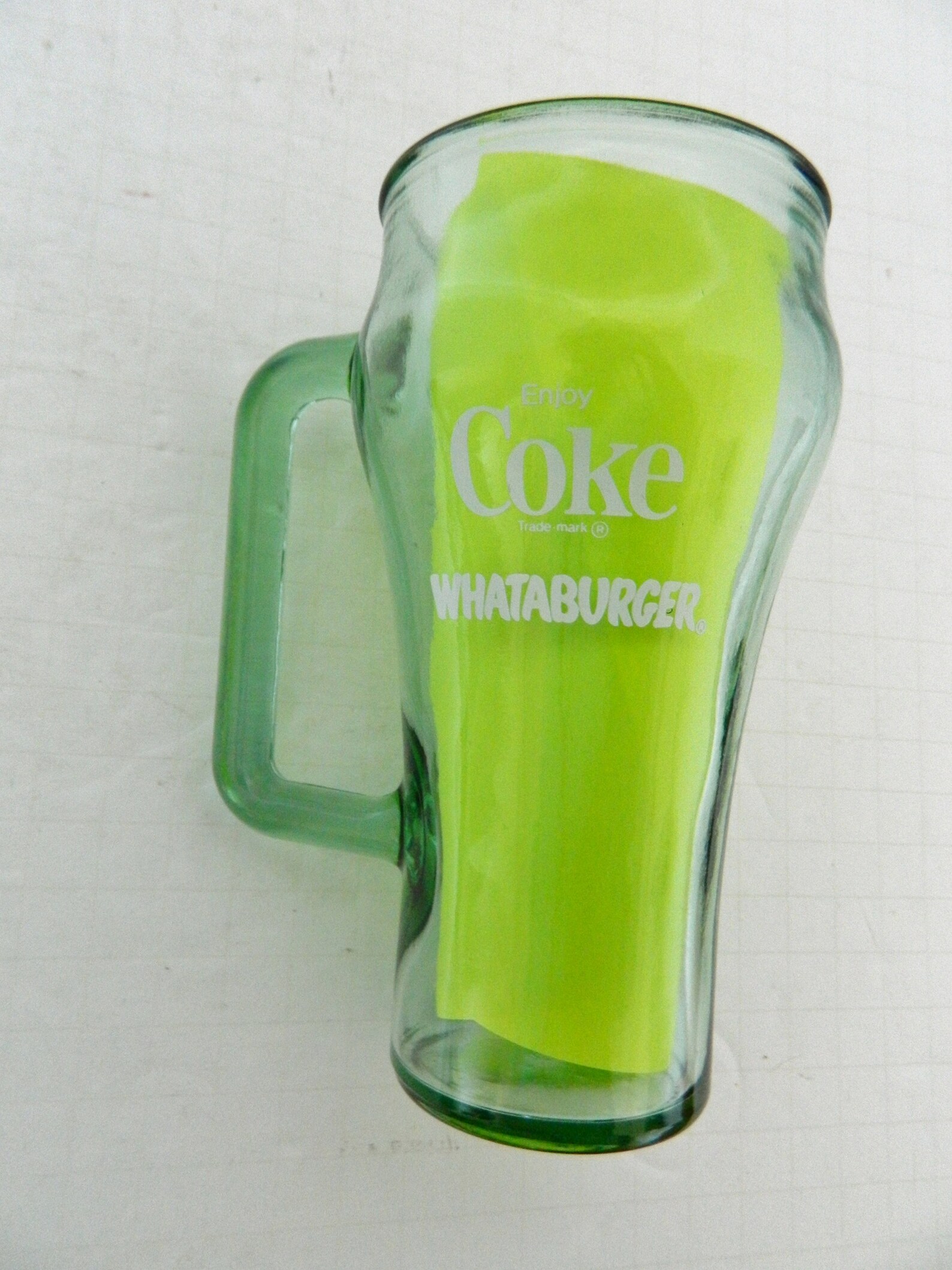 Coke Coca Cola Whataburger Dallas Cowboy Glass with Handle | Etsy