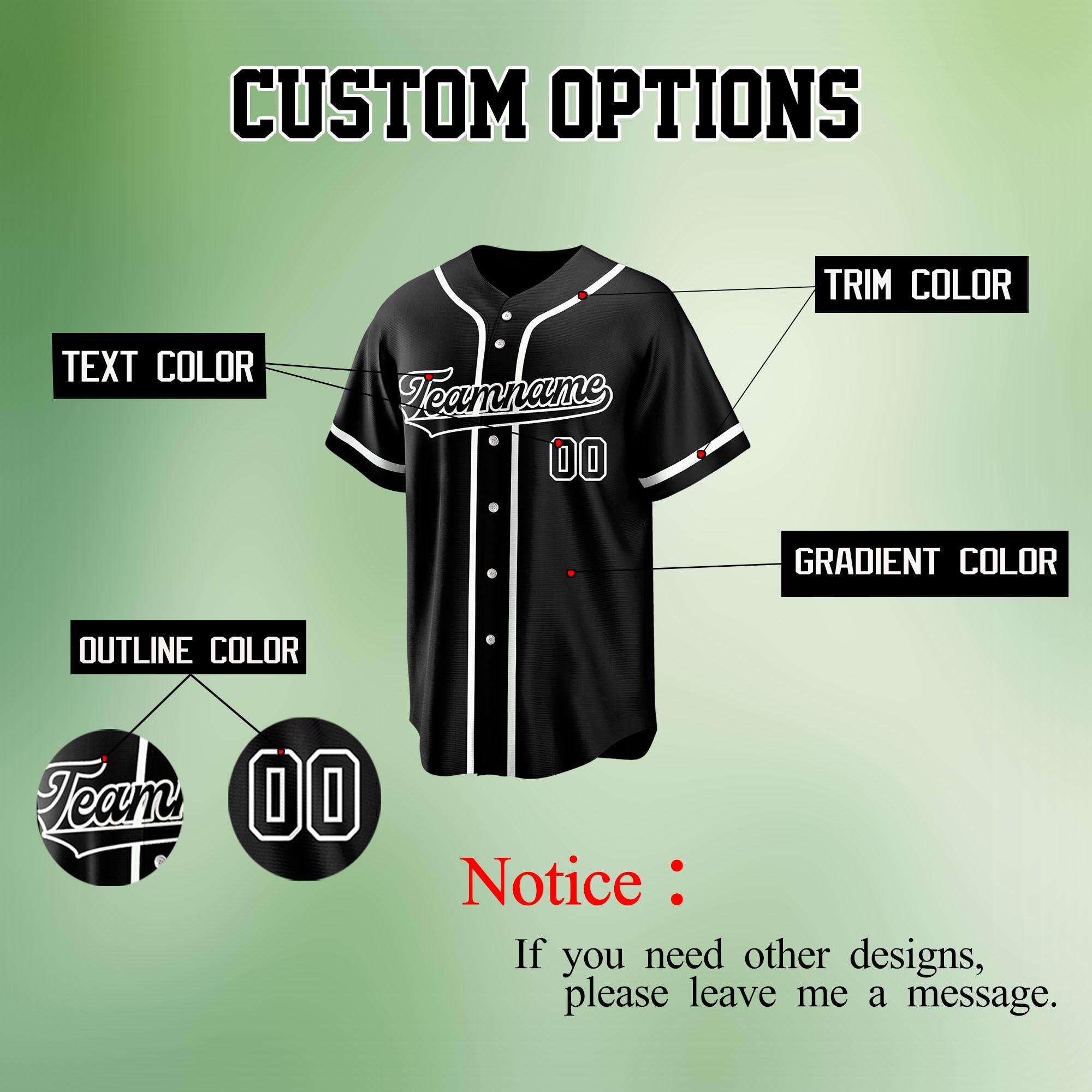 Custom Team Name Number, Custom Jersey Color, Stitched Jersey, Kid ...