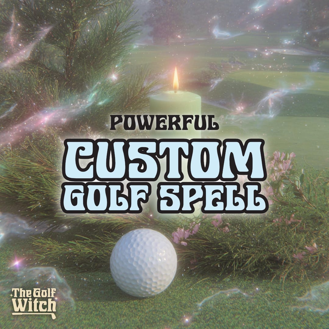 Custom Golf Spell • Personalized Ritual Log (PDF Download) - Etsy