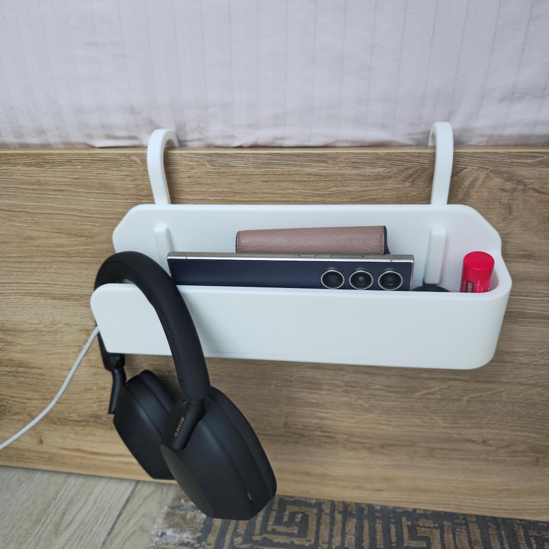 Clip-on Bedside Storage Box: Dorm Room Nightstand Organizer - Etsy
