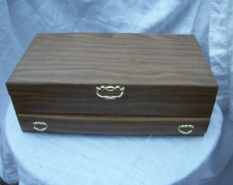 Felt lined wood box | Etsy