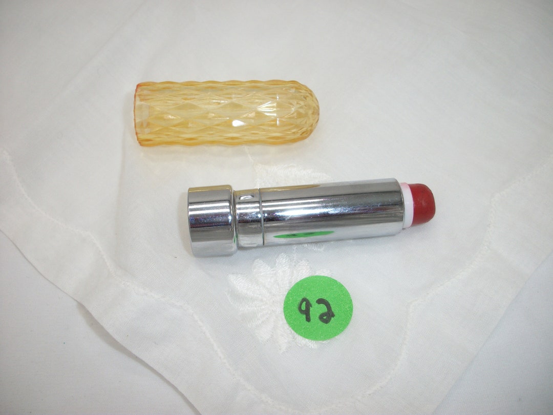 Vintage Plastic Outside Case Metal Twist Tube Lipstick Menley & James ...
