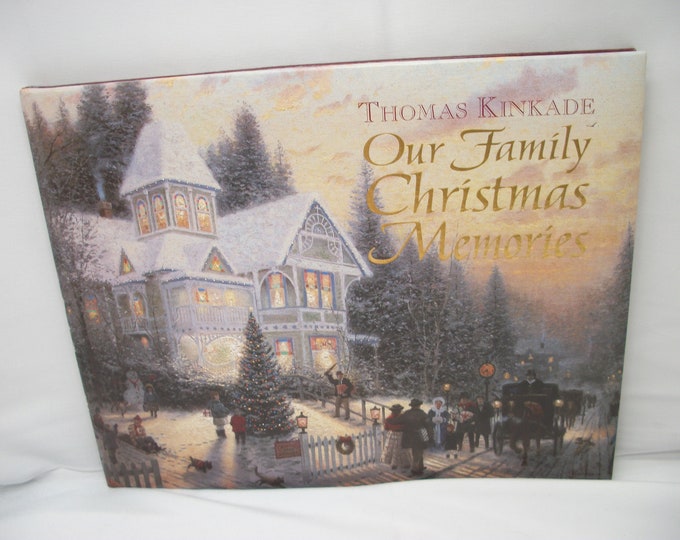 Vintage 1999 Thomas Kincade Out Family Christmas Memories Album Unused ...