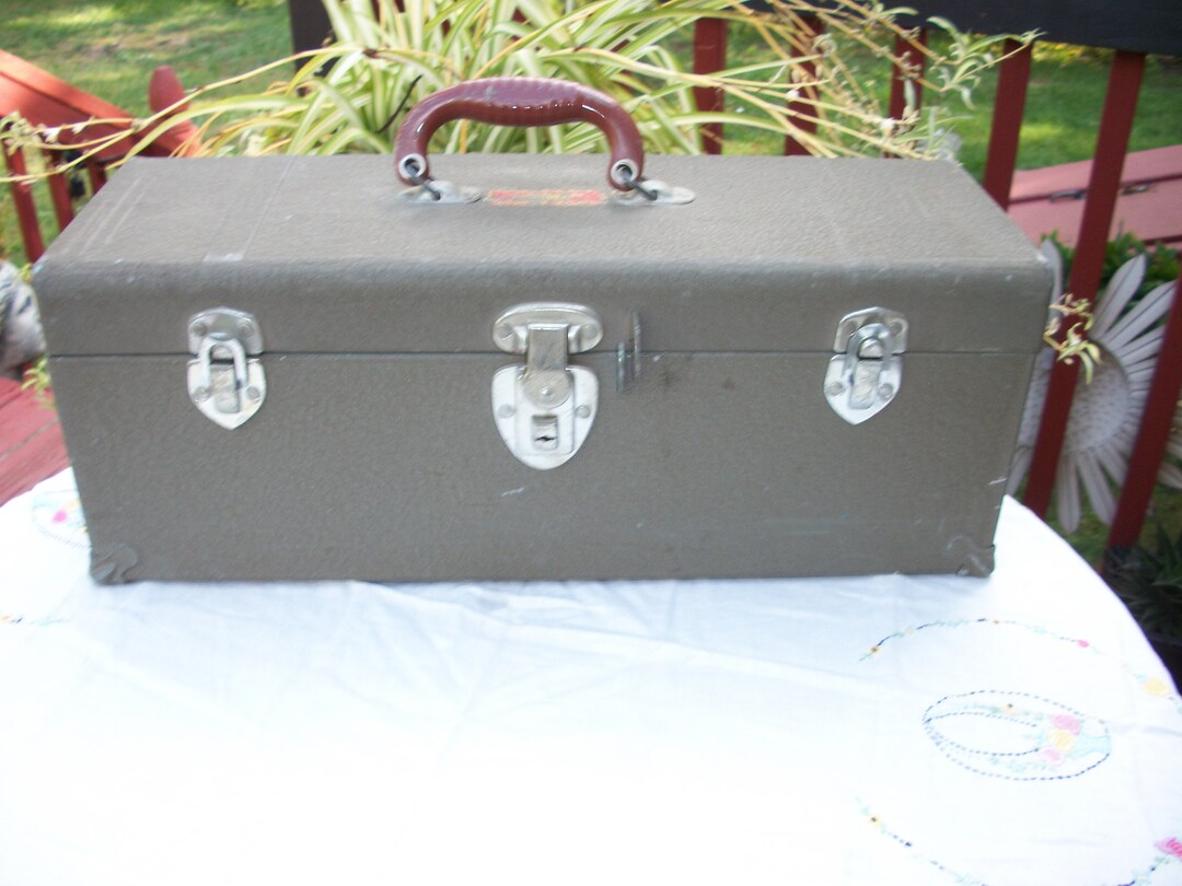Vintage Large Heavy Duty Union Utility Tool Tackle Box From the 50's ...