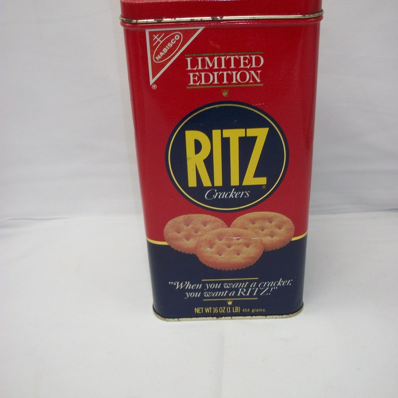 Ritz Cracker Tin - Etsy