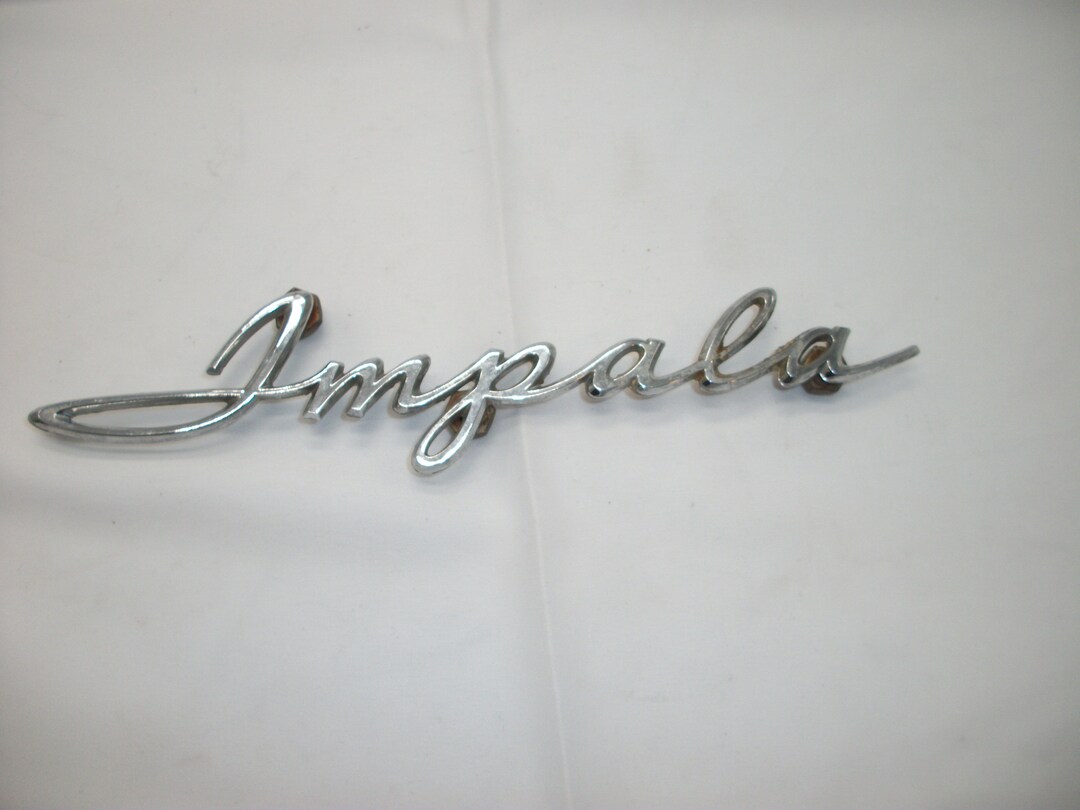 Vintage Chevrolet Impala Emblem Badge 60's Logo Decal - Etsy