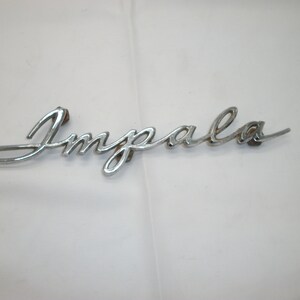 Vintage Chevrolet Impala Emblem Badge 60's Logo Decal - Etsy