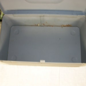 Vintage Midcentury Swanco Metal Lock Box With Key Gray - Etsy