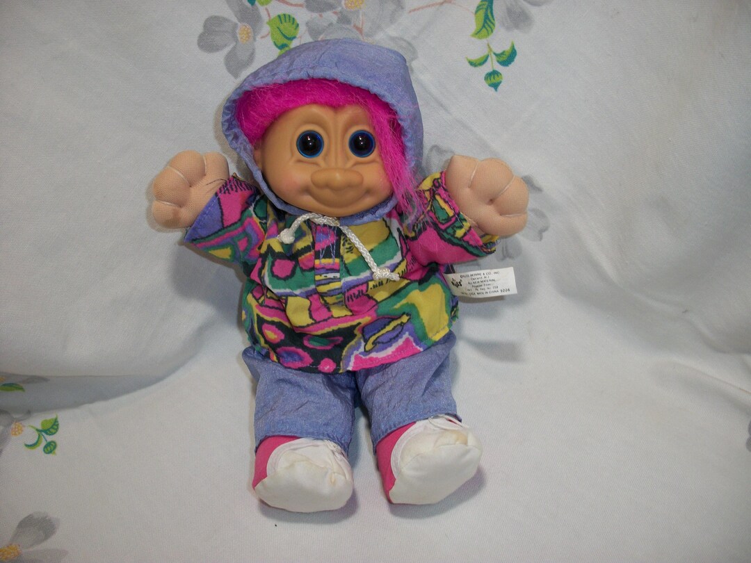 Vintage Troll Kidz Rocky Doll Plush 10 With Tag Russ - Etsy