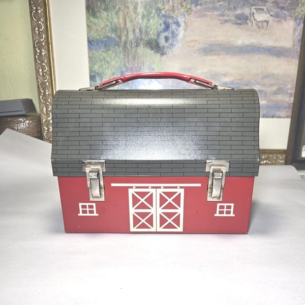 1950s Lunch Box - Etsy