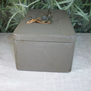 Vintage Midcentury Swanco Metal Lock Box With Key Gray - Etsy
