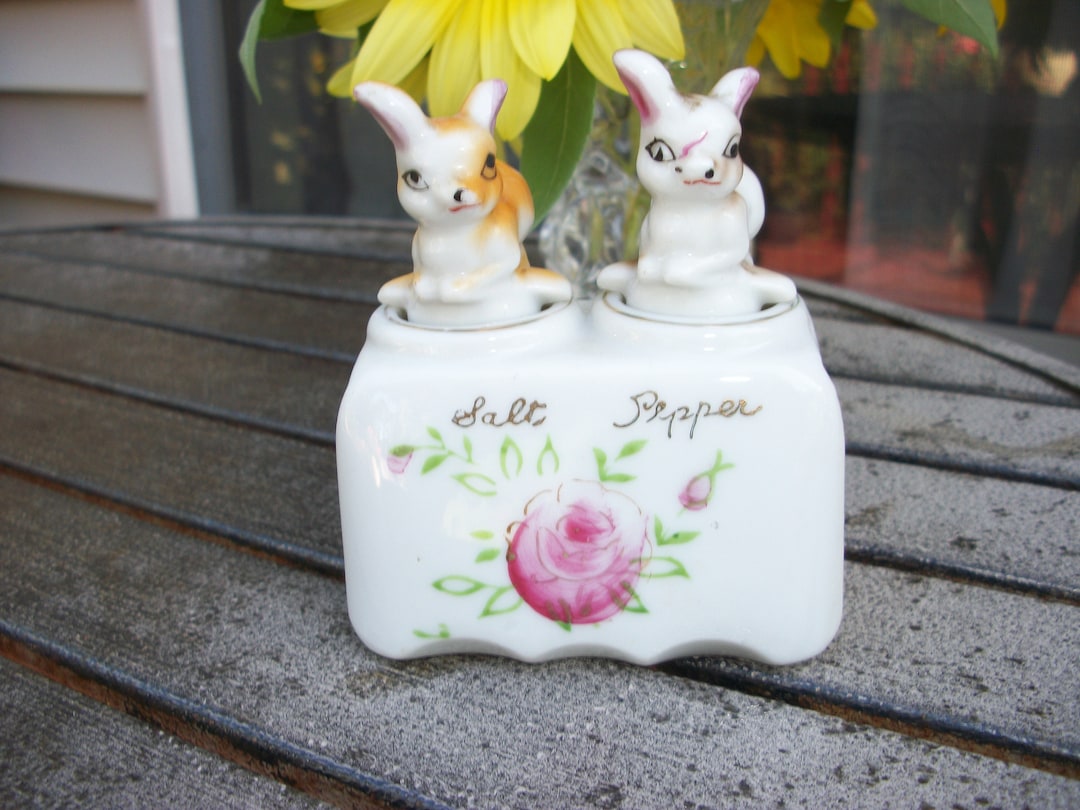 Vintage Antique Adorable Japan Empress Porcelain Bunny Bunnies Rabbits ...