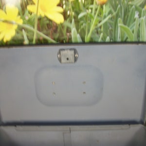 Vintage Midcentury Swanco Metal Lock Box With Key Gray - Etsy