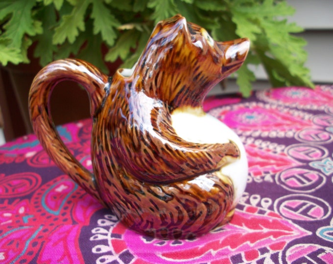Vintage Adorable Big Belly Bear Creamer Pitcher Porcelain - Etsy
