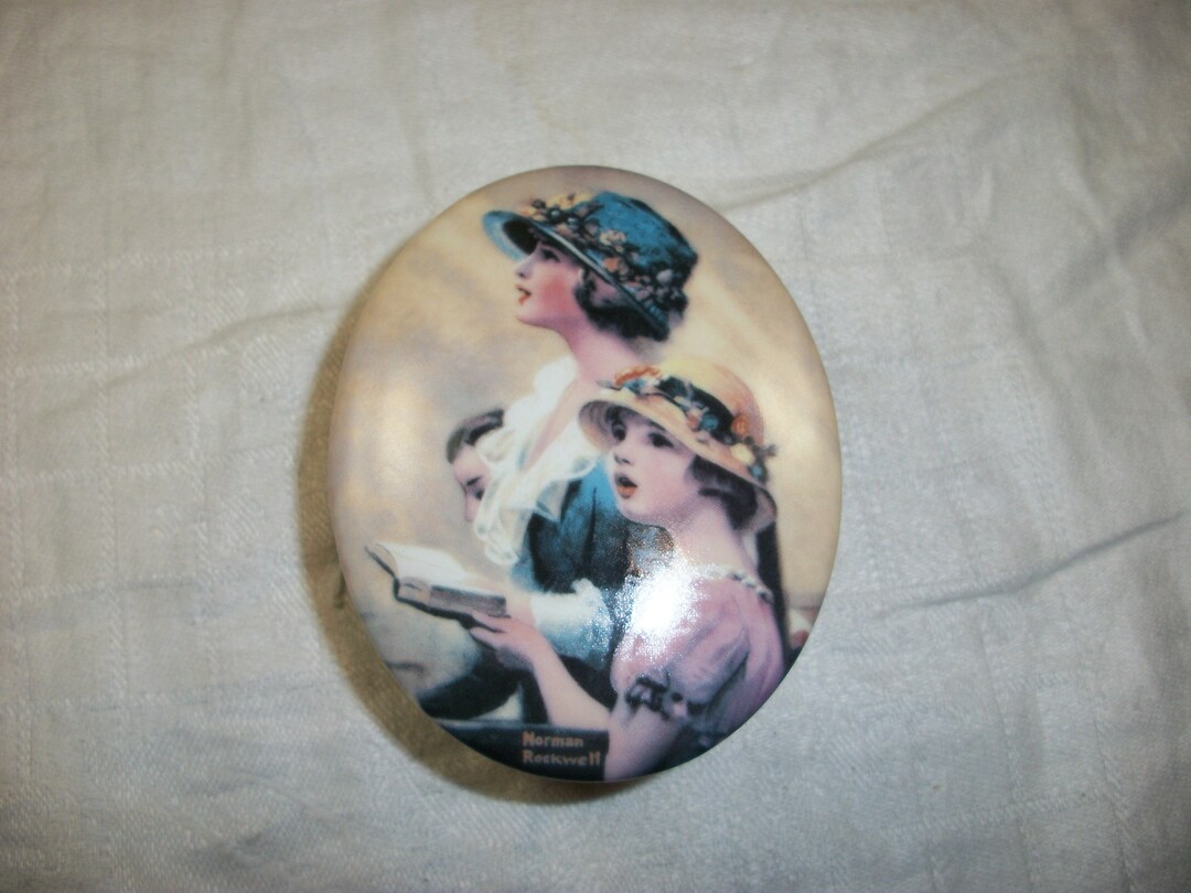 Vintage Edwin M. Knowles Fine China Norman Rockwell Series Numbered ...