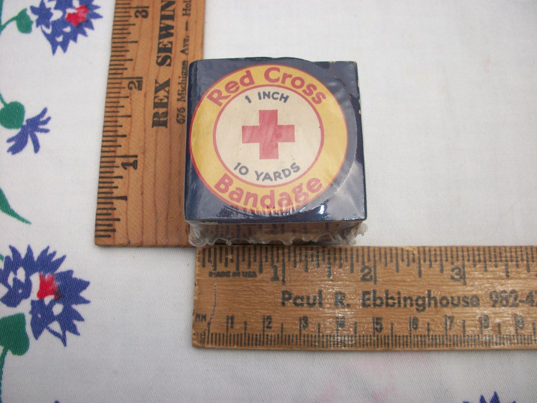 Vintage Antique Health and Beauty Item Red Cross Bandage Unopened ...