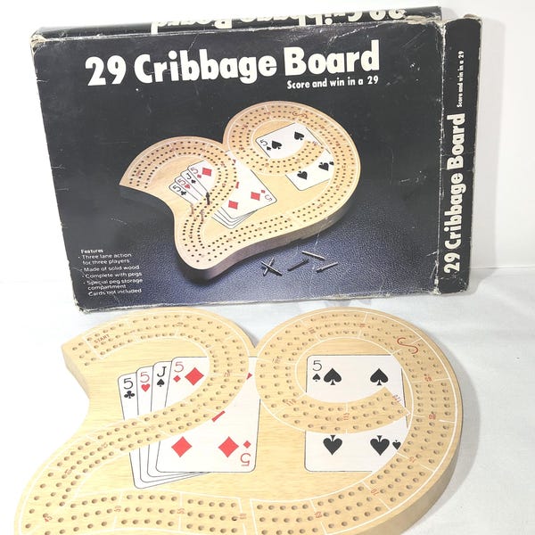 29 Cribbage Board - Etsy
