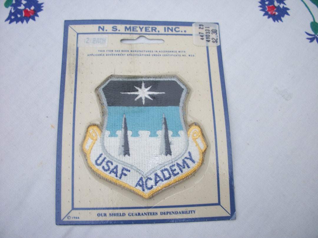 Vintage NOS USAF Academy Patches Set of 2 N. S. Meyer, Inc. - Etsy