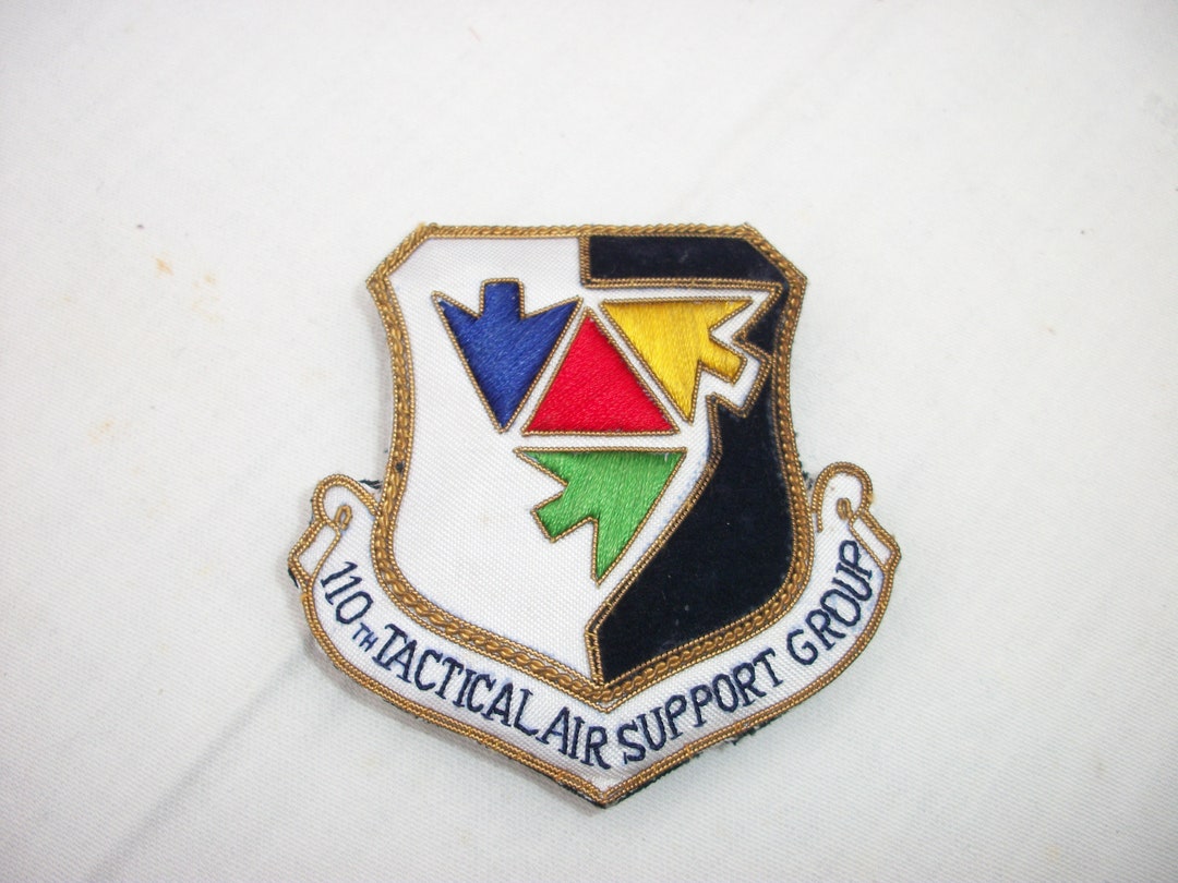 Vintage 110th Tactical Air Support Group Pin Emblem Patch - Etsy