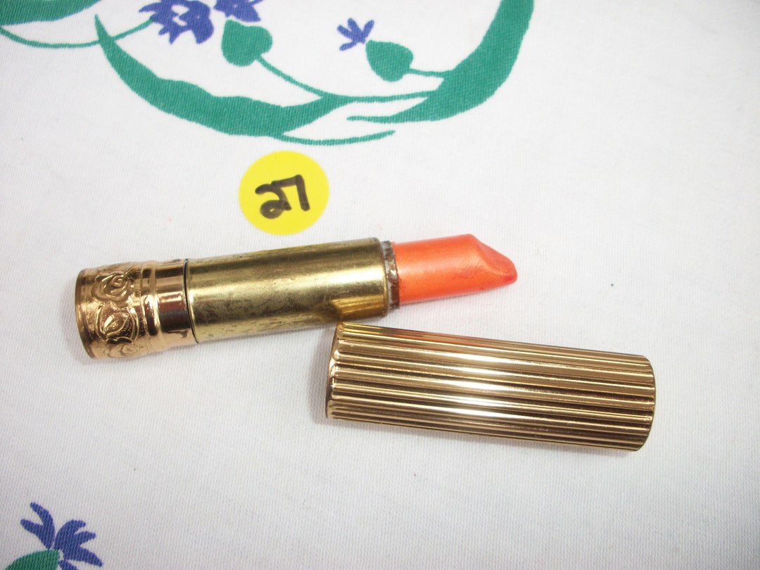 Vintage Metal Twist Tube Lipstick Dorothy Gray Ltd. First Class Coral ...