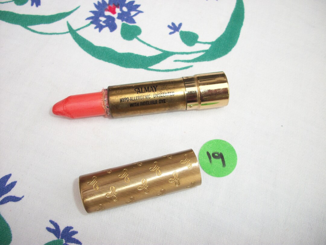 Vintage Metal Twist Tube Lipstick Almay Honey Pink - Etsy