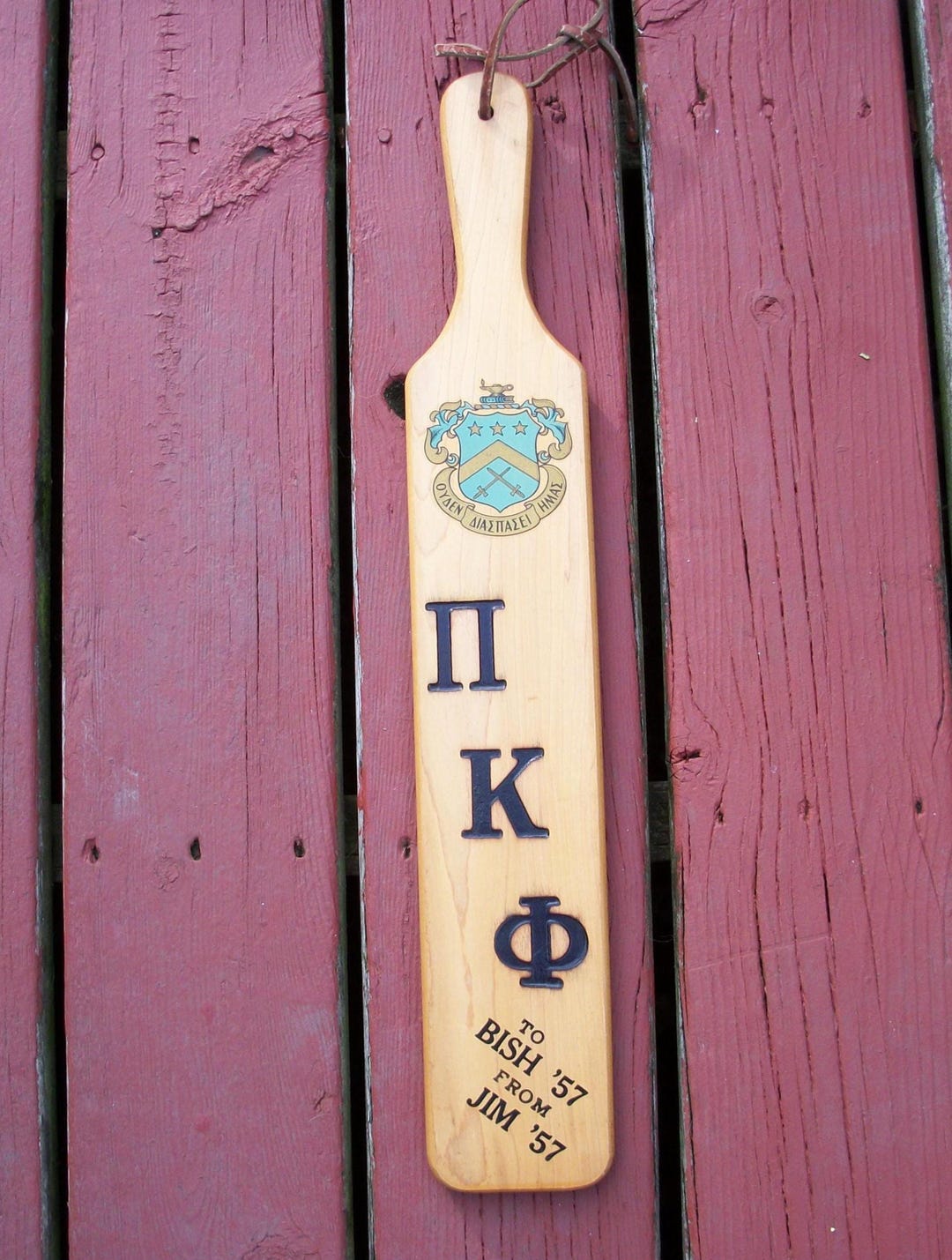 Vintage Pi Kappa Phi Fraternity Paddle - Purdue University 1957 - Etsy