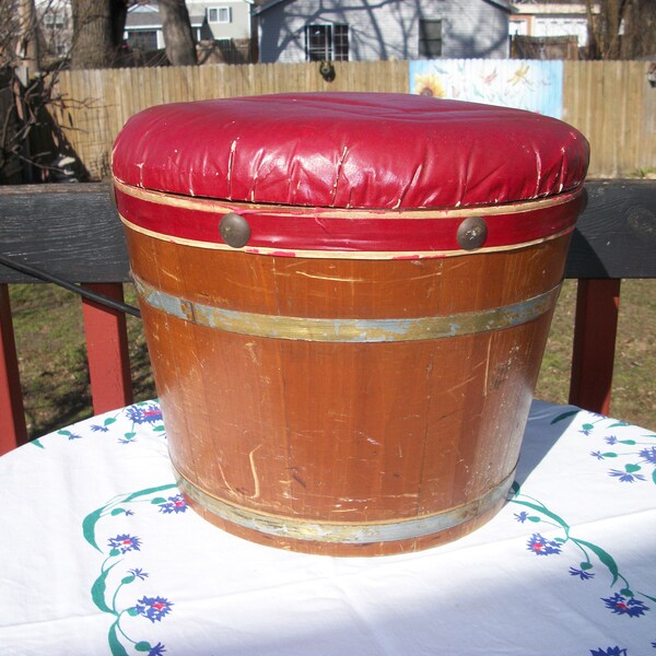 Basket Ottoman - Etsy