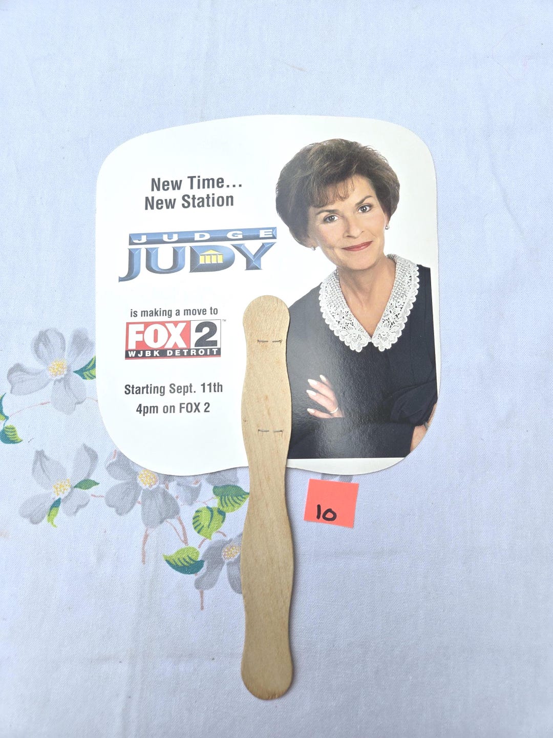 Vintage Judge Judy Hand Fan FOX 2 Detroit, Michigan 2000 Advertising - Etsy