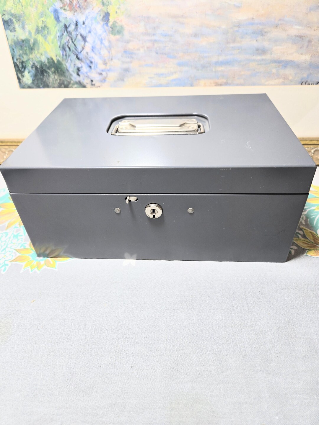Vintage ASCO Steelmaster Art Steel Lock Box Cash Box Checks - Etsy