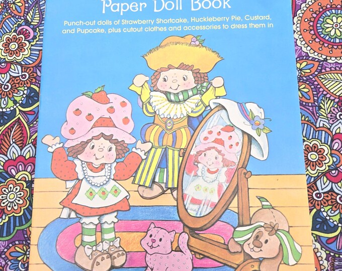 Vintage Pretend Play Paper Doll Book NOS Unused Complete Happy House ...