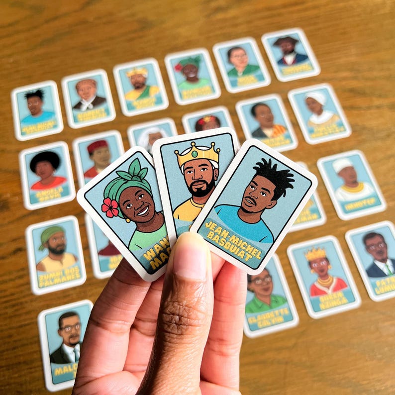 Black History Guess Who Game: Printable Educational Board Game - Etsy