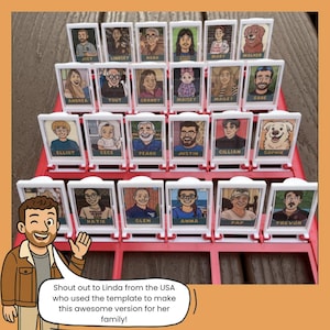 Guess Who Editable Template - Make Your Own Custom Game! - Etsy